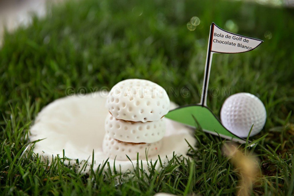 Candy bar personalizado y dedicado al Golf - Goyo Catering